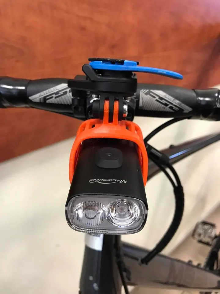 Bike Magicshine RAY 2600 Quad Lock GoPro mount by henyte | Download ...