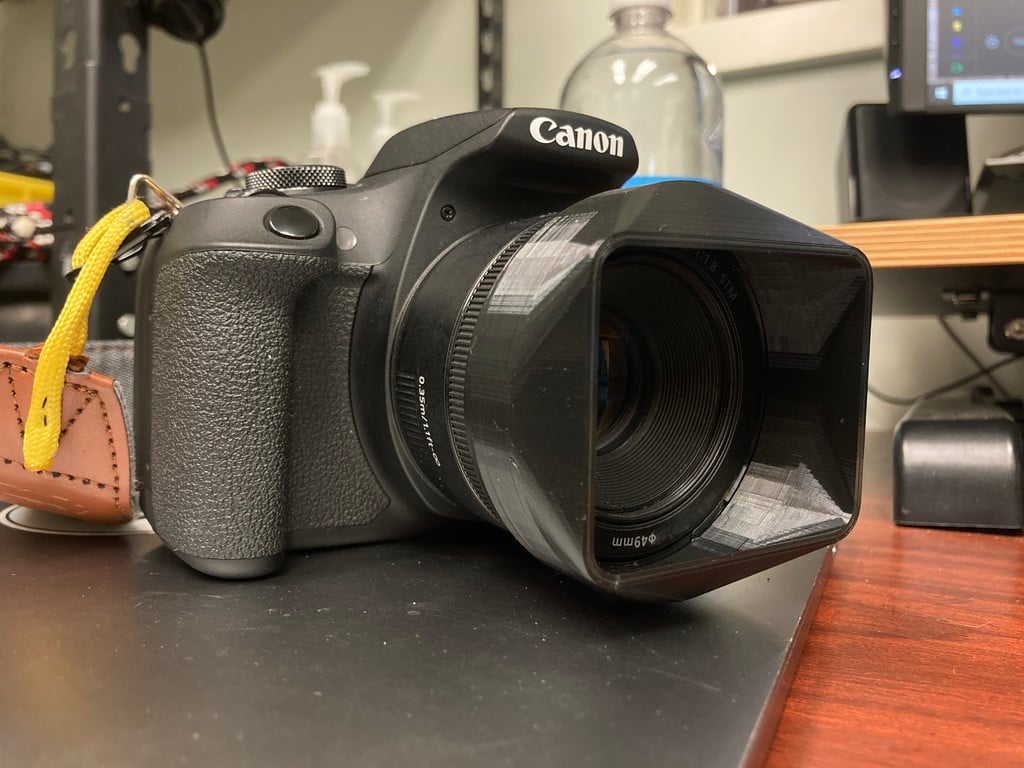 Canon EF 50mm 1.8 STM Rectangular Lens Hood by Christopher Nupp ...