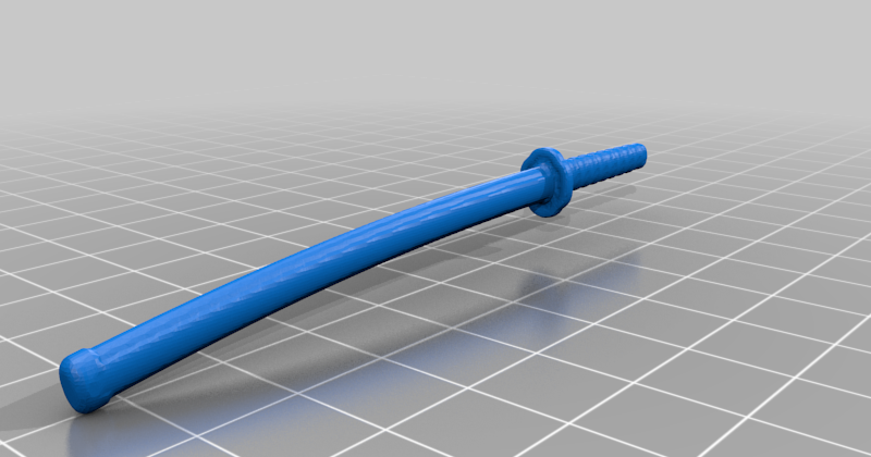 Katana Sheathed por Christopher Nupp | Descargar modelo STL gratuito | Printables.com