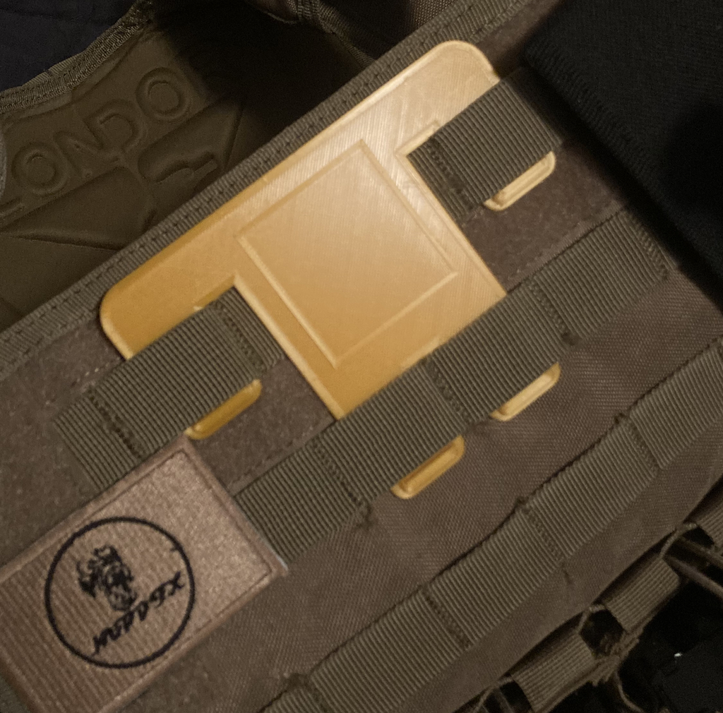 Blank MOLLE Attachment by Christopher Nupp | Download free STL model ...