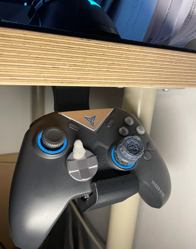 Xbox Style controller holder for under the desk by TT ._. | Download ...