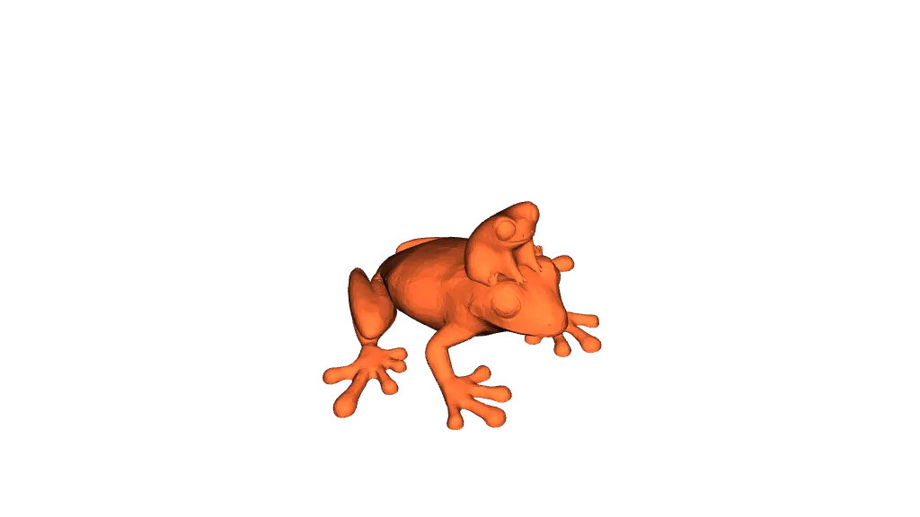 fred the frog but hes riding a realistic frog by 3dgar | Download free ...