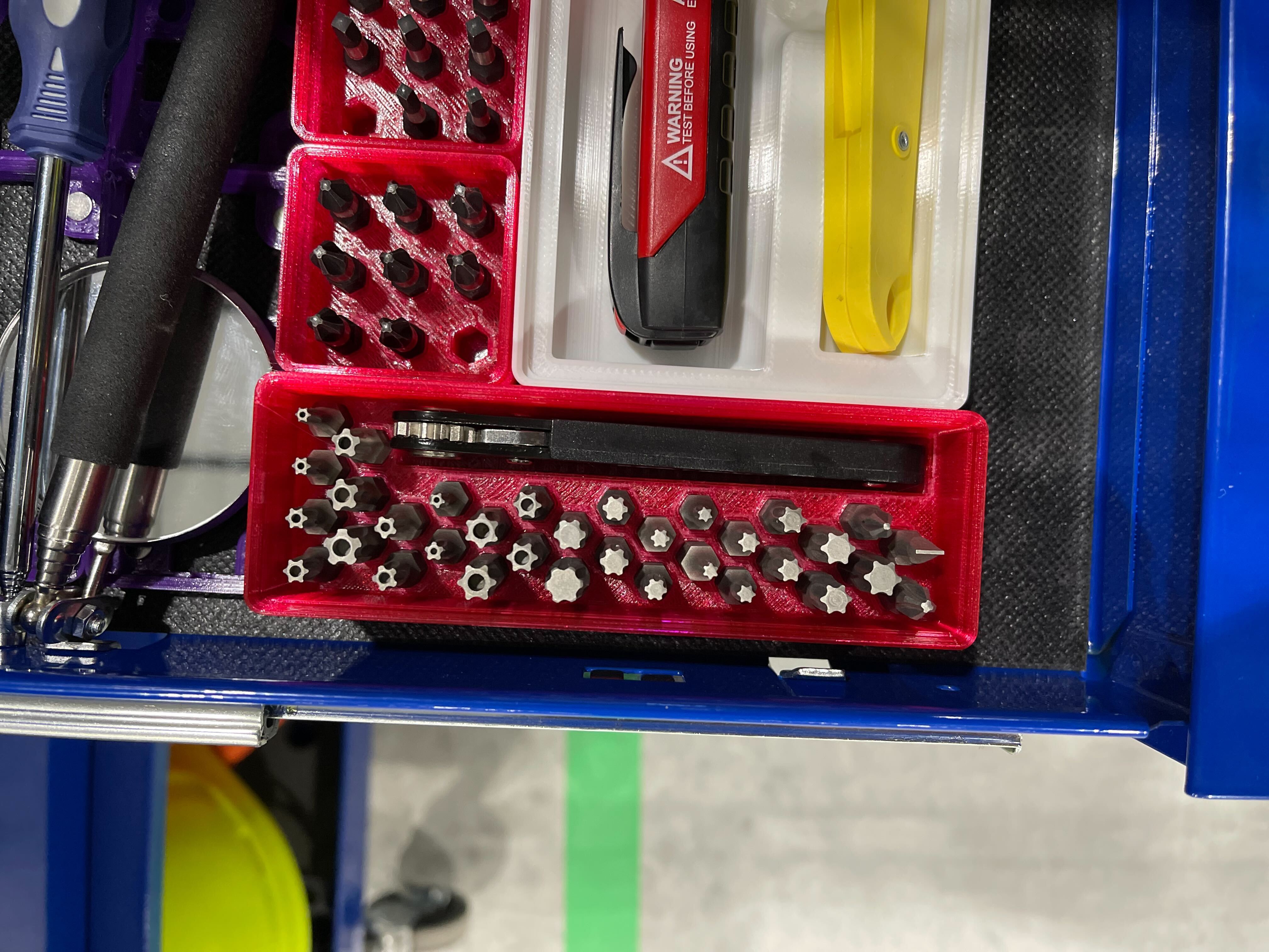 Gridfinity - Kaifnt Ratchet Driver & Bit Holder by Brucien | Download free STL model ...