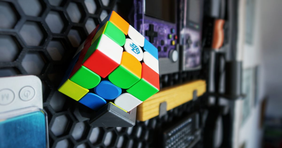 Rubiks Cube Holder For Hsw By Nuxnik Download Free Stl Model