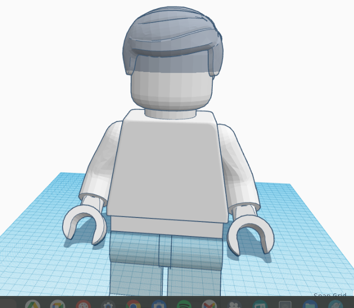 head for giant lego man by Guerrido | Download free STL model ...