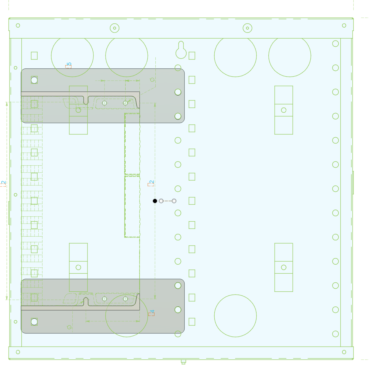 MikroTik RB5009 mounting bracket for Legrand EN1450 wiring enclosure by ...