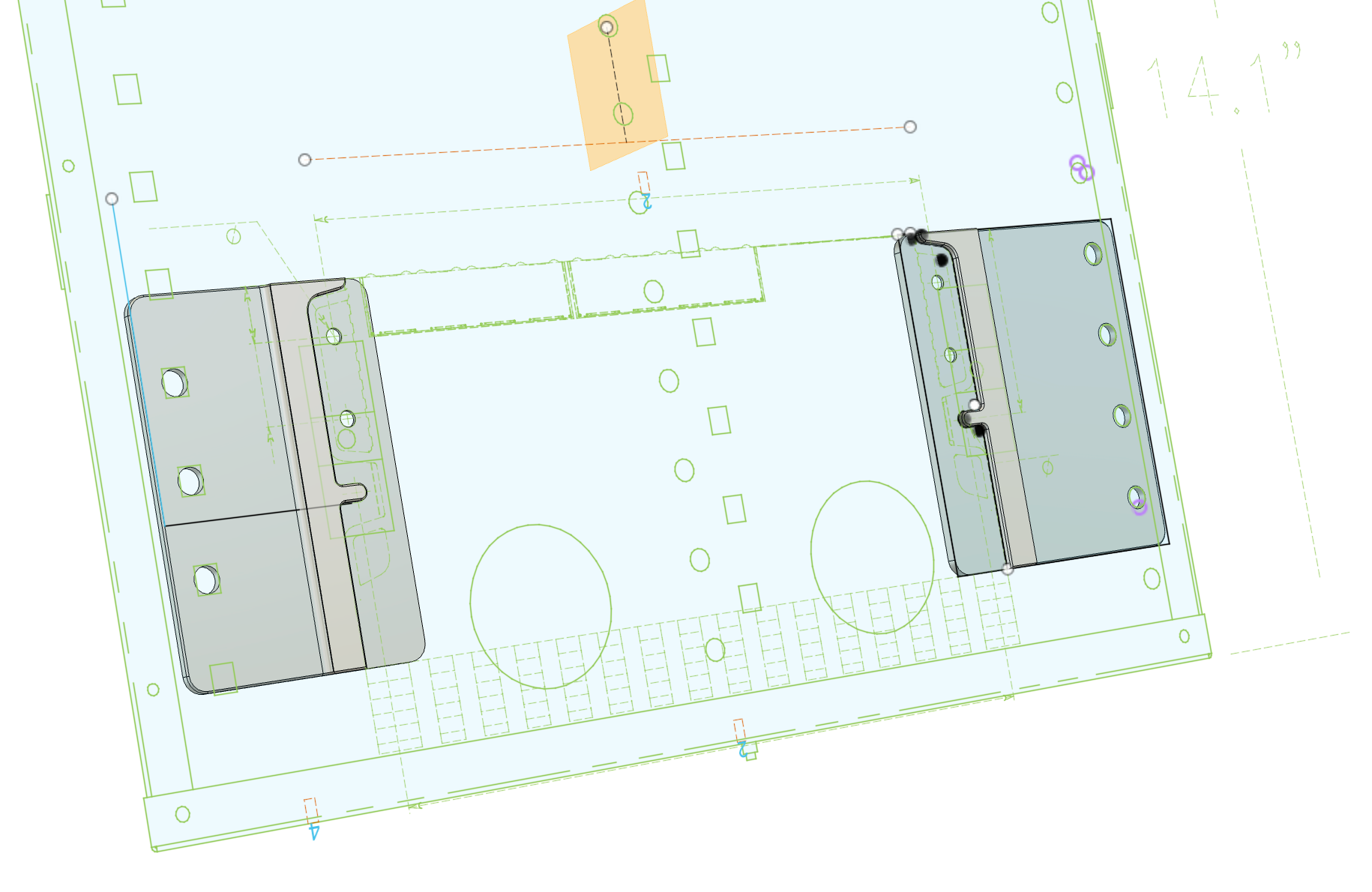 MikroTik RB5009 mounting bracket for Legrand EN1450 wiring enclosure by ...