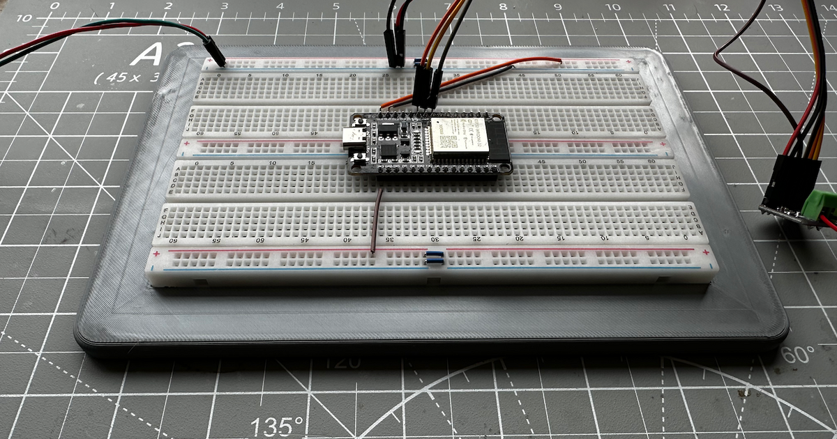 Breadboard Base by Dave Page | Download free STL model | Printables.com