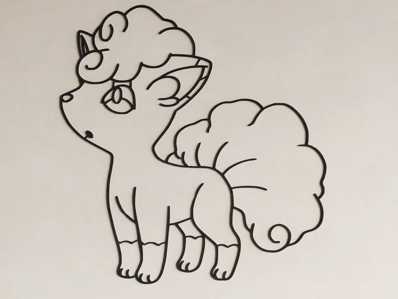 Alolan Vulpix Wall Art by Gelo | Download free STL model | Printables.com