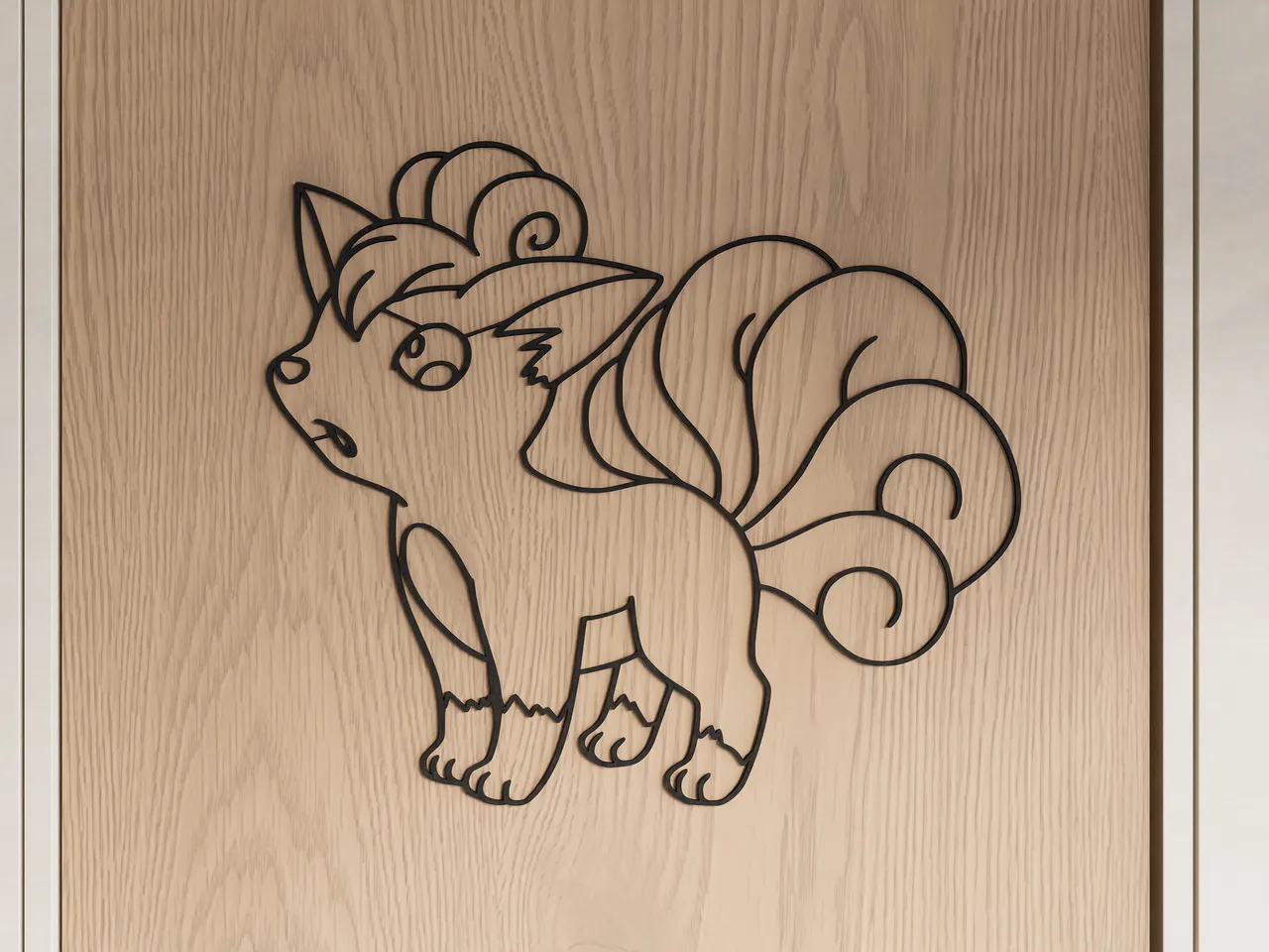 Vulpix Wall Art by Gelo | Download free STL model | Printables.com
