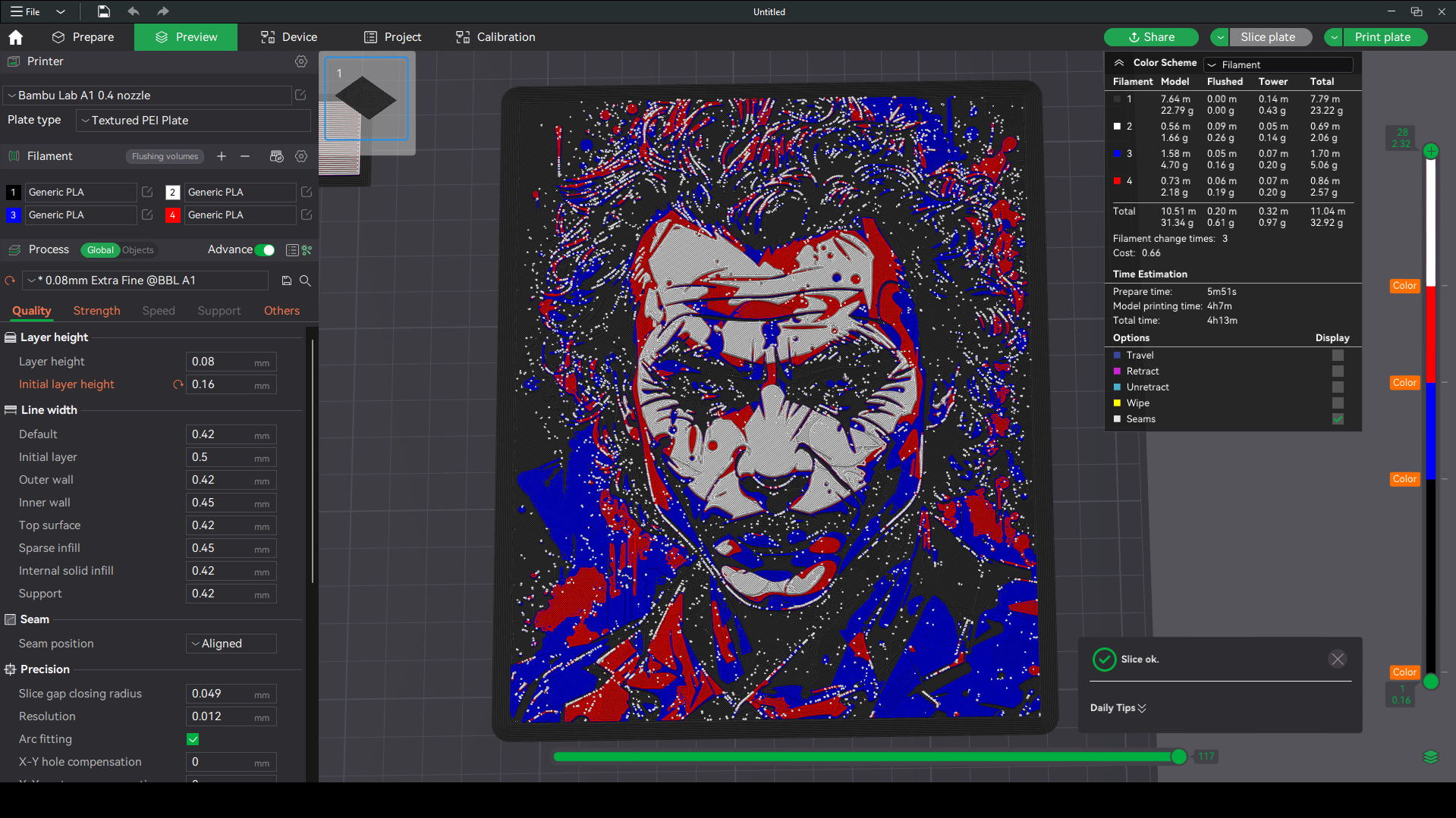 Joker Batman - HueForge par Think3D | Téléchargez gratuitement un ...