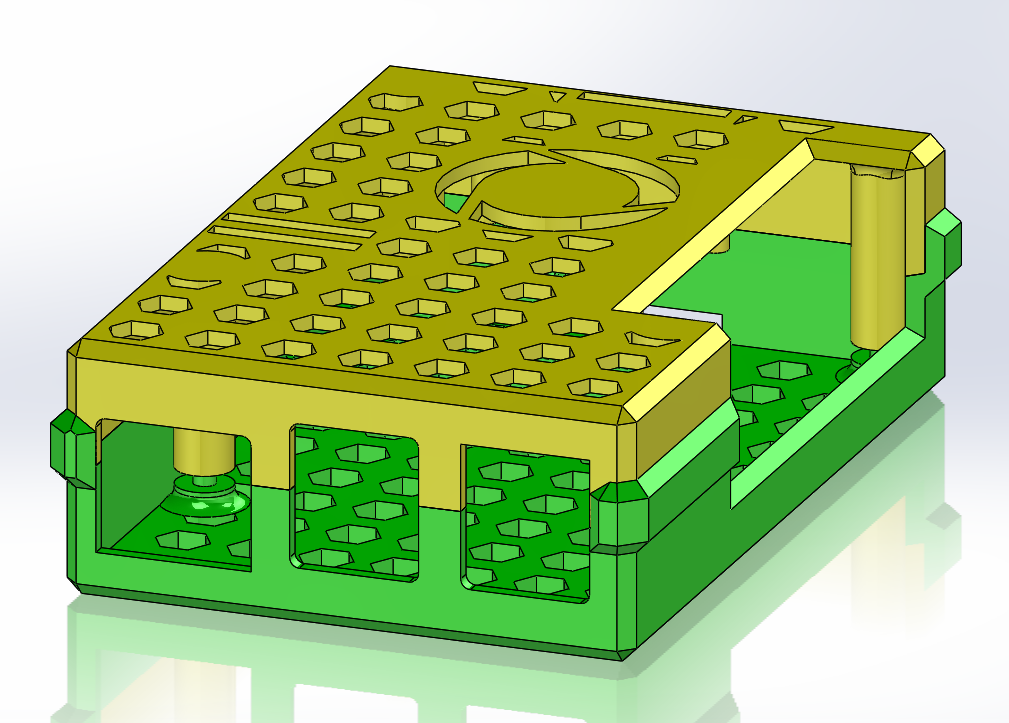 Raspberry Pi 5 Case w/ Optional Magnets by AirForSale | Download free ...