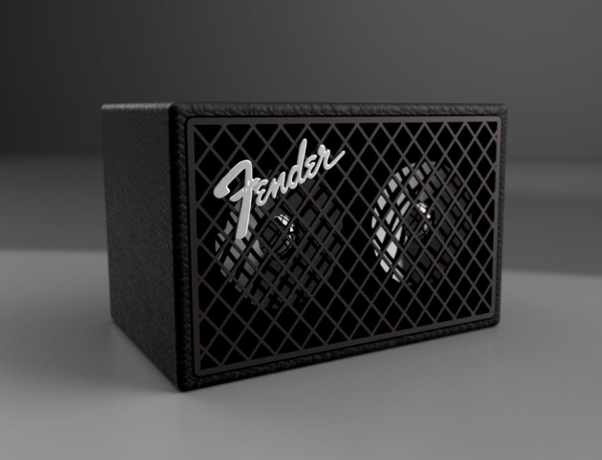 Fender diy speaker by Rasmus Fredriksson | Download free STL model ...