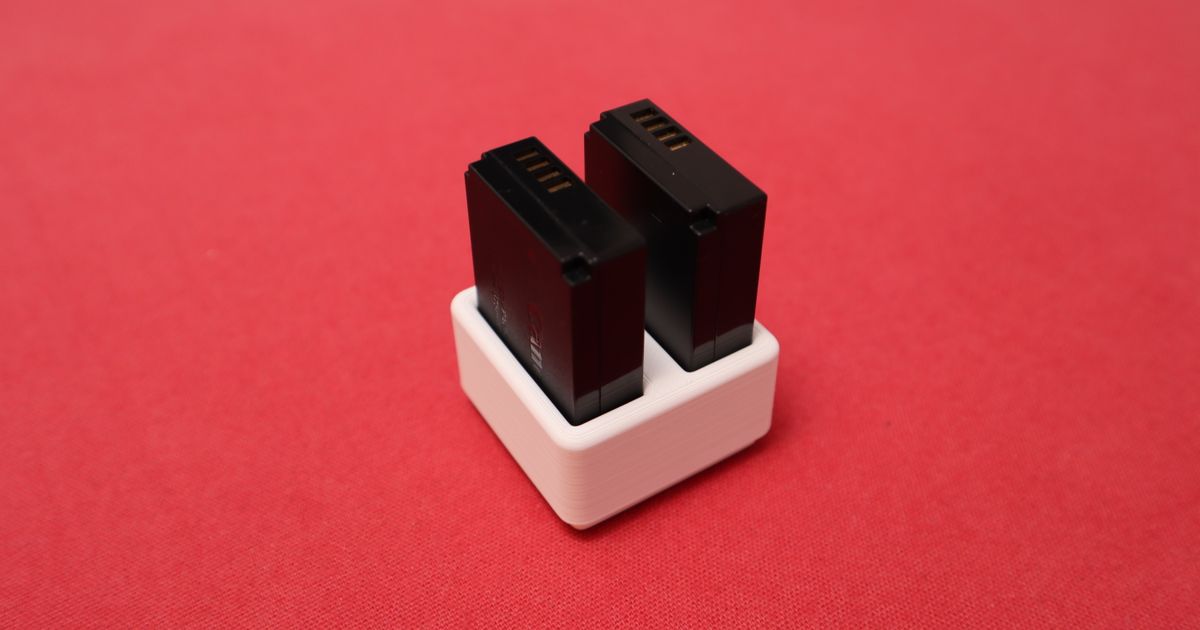 Canon m50 Battery Gridfinity Tray by luisengineering | Download free ...