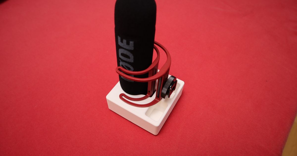 Rhode mic gridfinity tray by luisengineering | Download free STL model ...