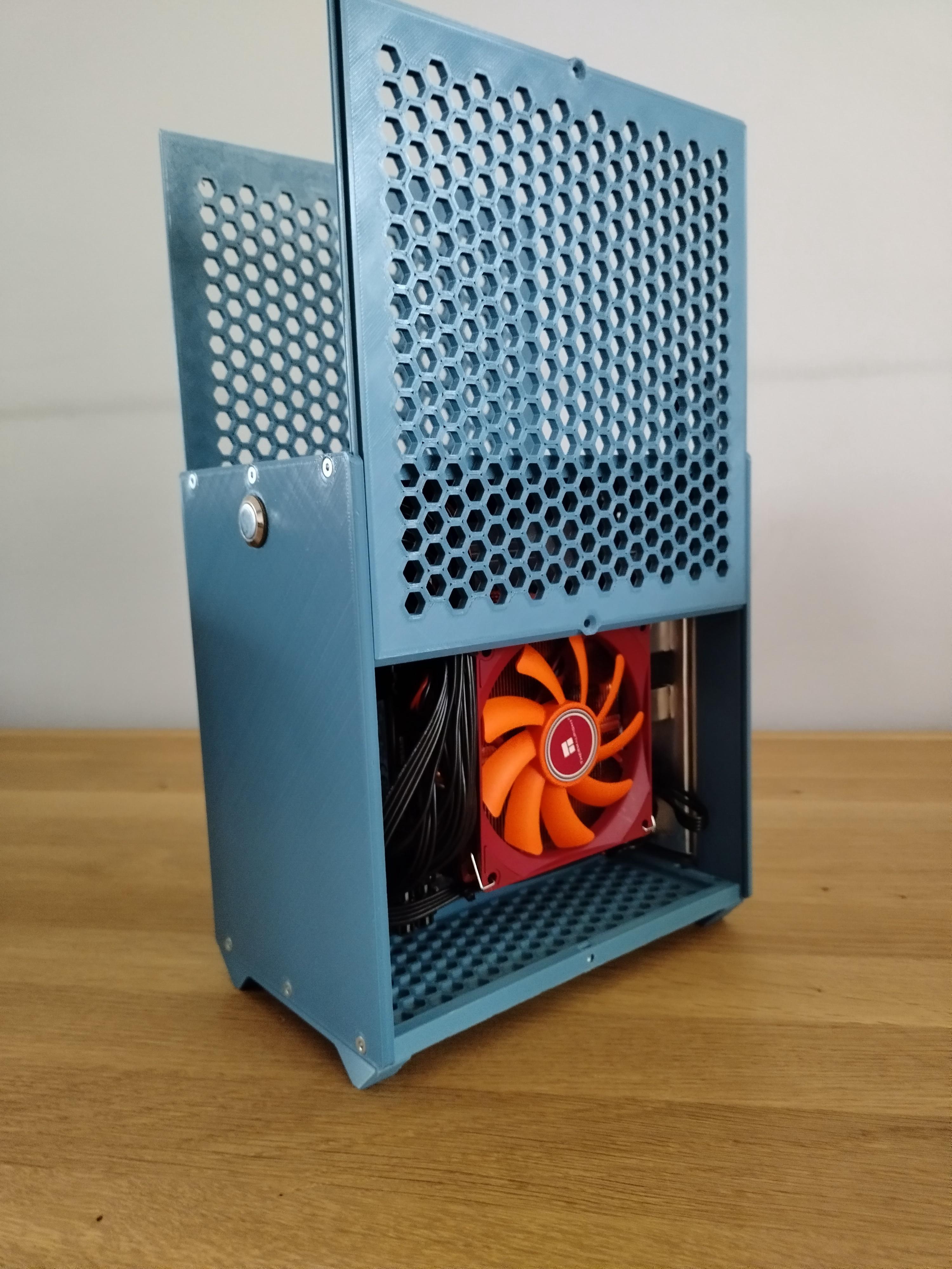 "Epsilon 570 V2" 4.77L ITX pc case | low profile GPU by Alpha_Salsa ...