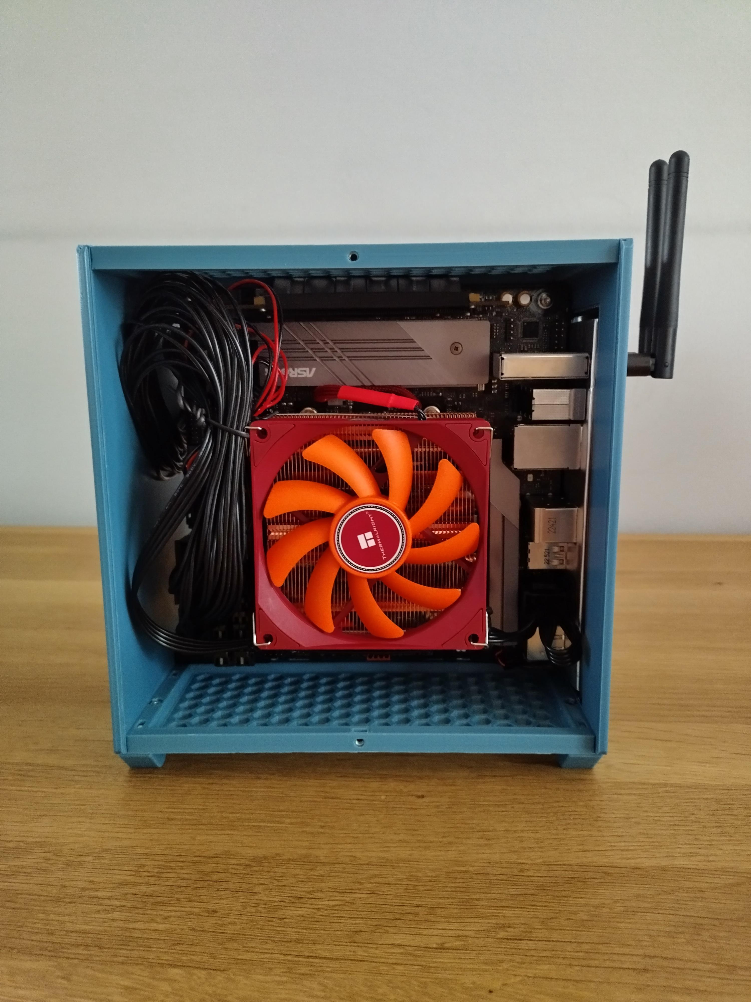 "Epsilon 570 V2" 4.77L ITX pc case | low profile GPU by Alpha_Salsa ...