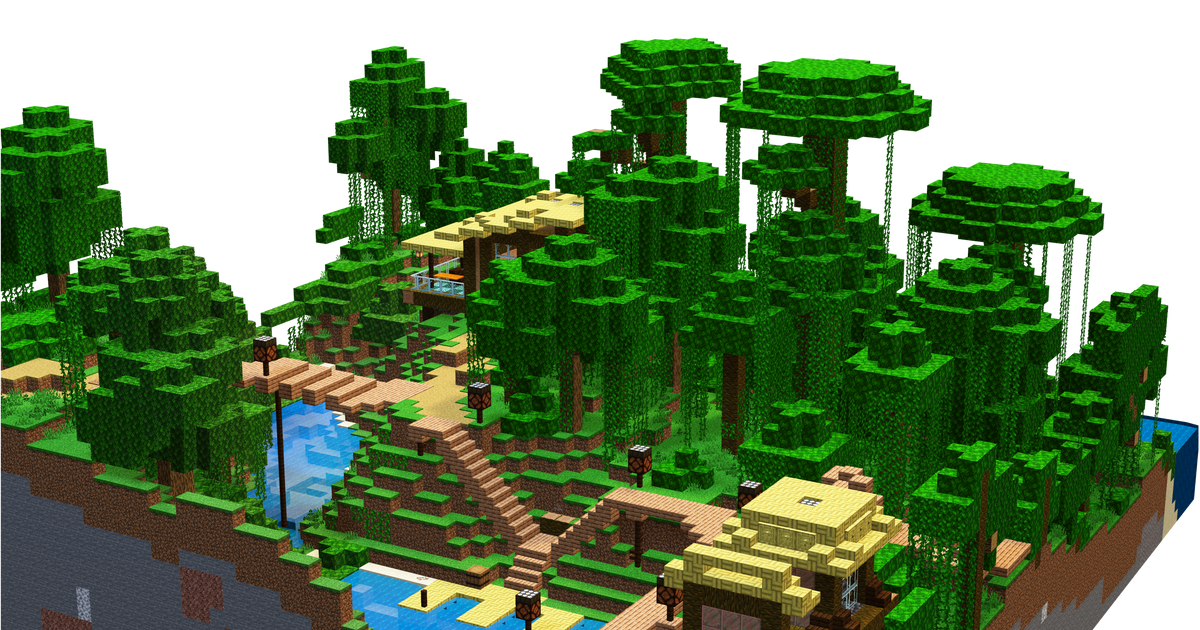 Minecraft Style Lodge by cbbcsa | Download free STL model | Printables.com