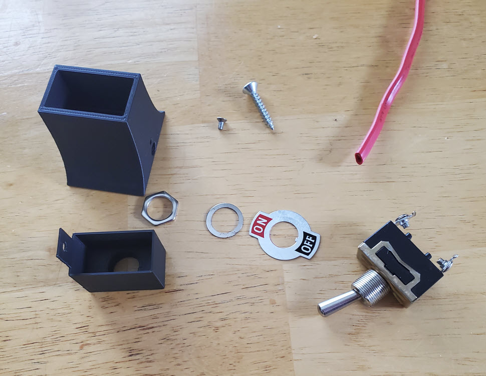 12 V Toggle Switch wall mount by Rob Latour | Download free STL model ...