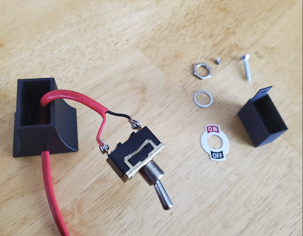 12 V Toggle Switch wall mount by Rob Latour | Download free STL model ...