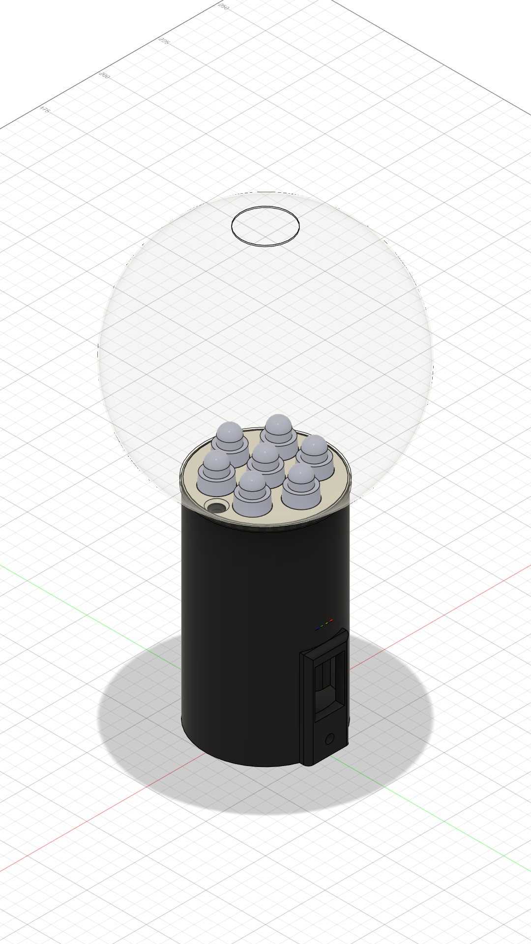 12mm Pixel Globe Lamp WeMos D1 Mini by OliverGibson | Download free STL ...