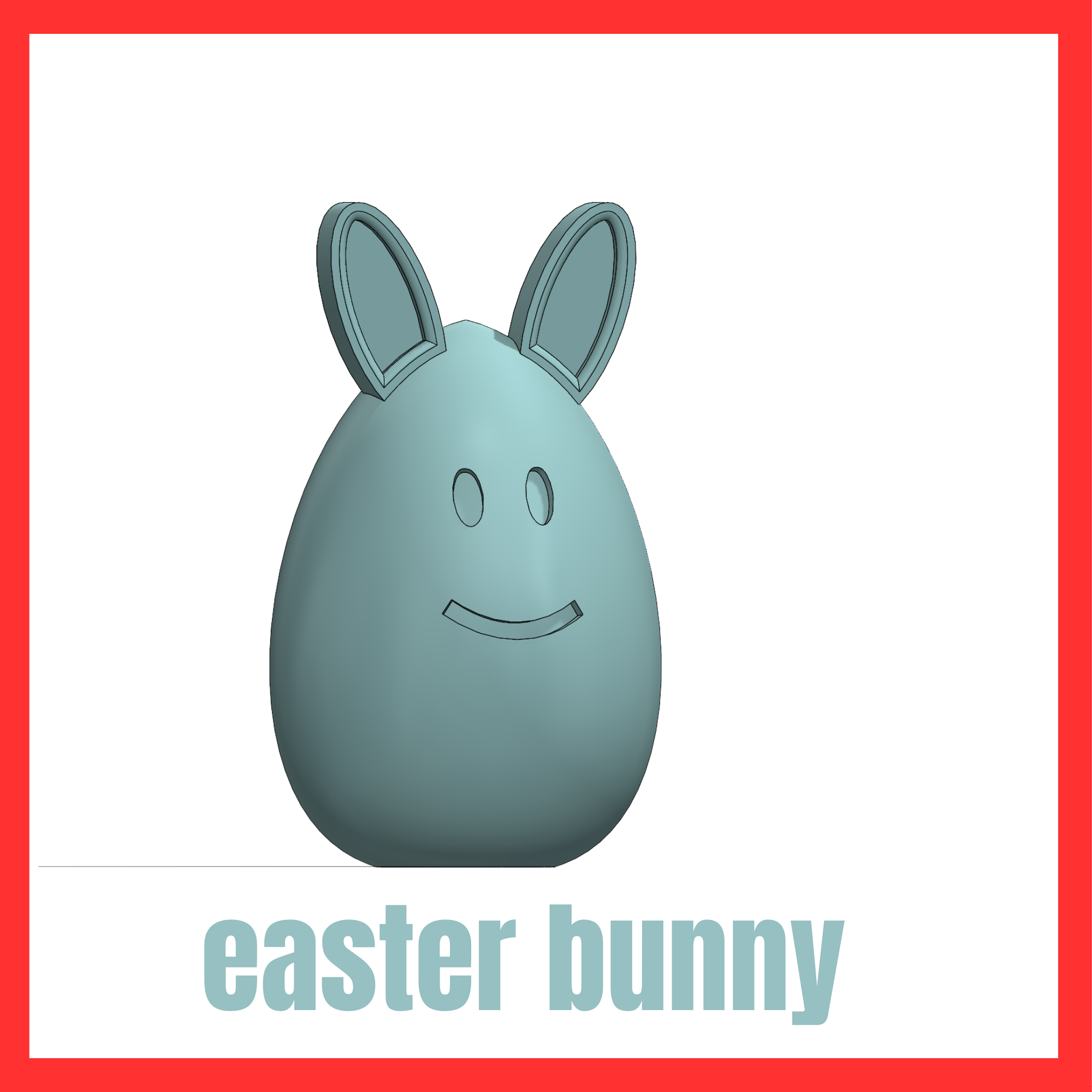 easter bunny by 3dprinting.page | Download free STL model | Printables.com