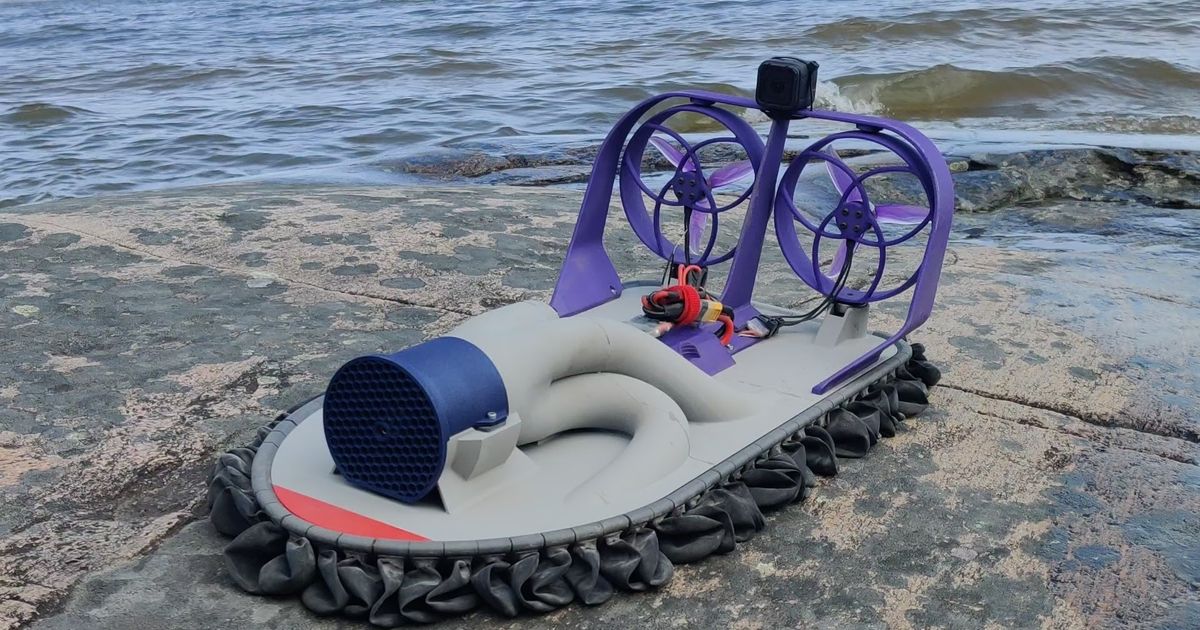 Rc Hovercraft By Snowman Download Free Stl Model