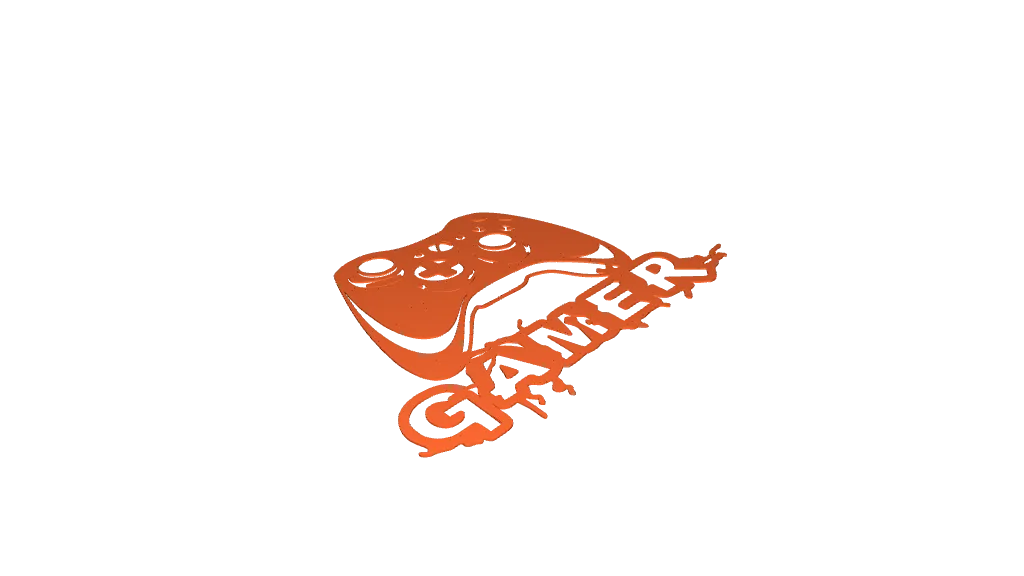 Wall art - Gamer logo by prodigy8 | Download free STL model ...