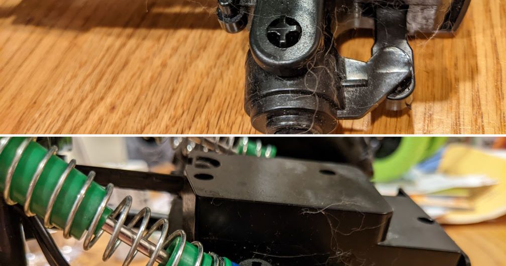 Replacement spring perches for DOUBLE E 1:12 Scale Large Remote Control ...