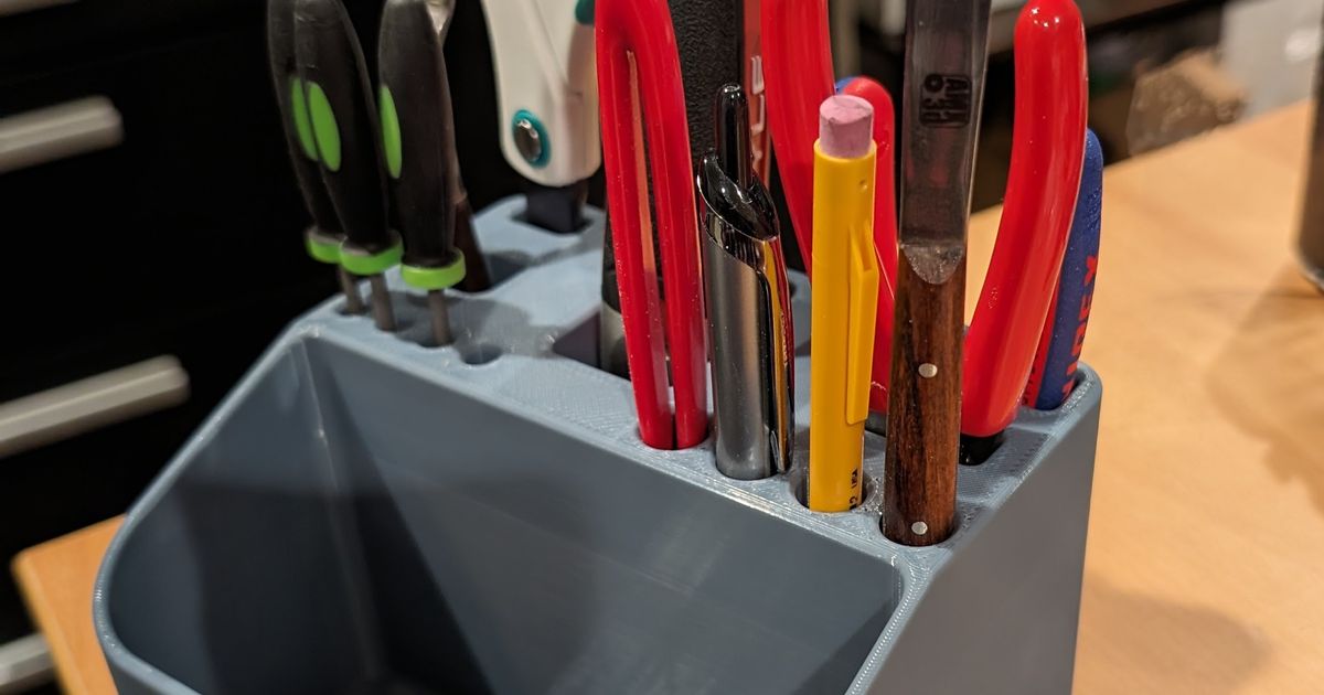 Desk Tool Holder by Gelap | Download free STL model | Printables.com