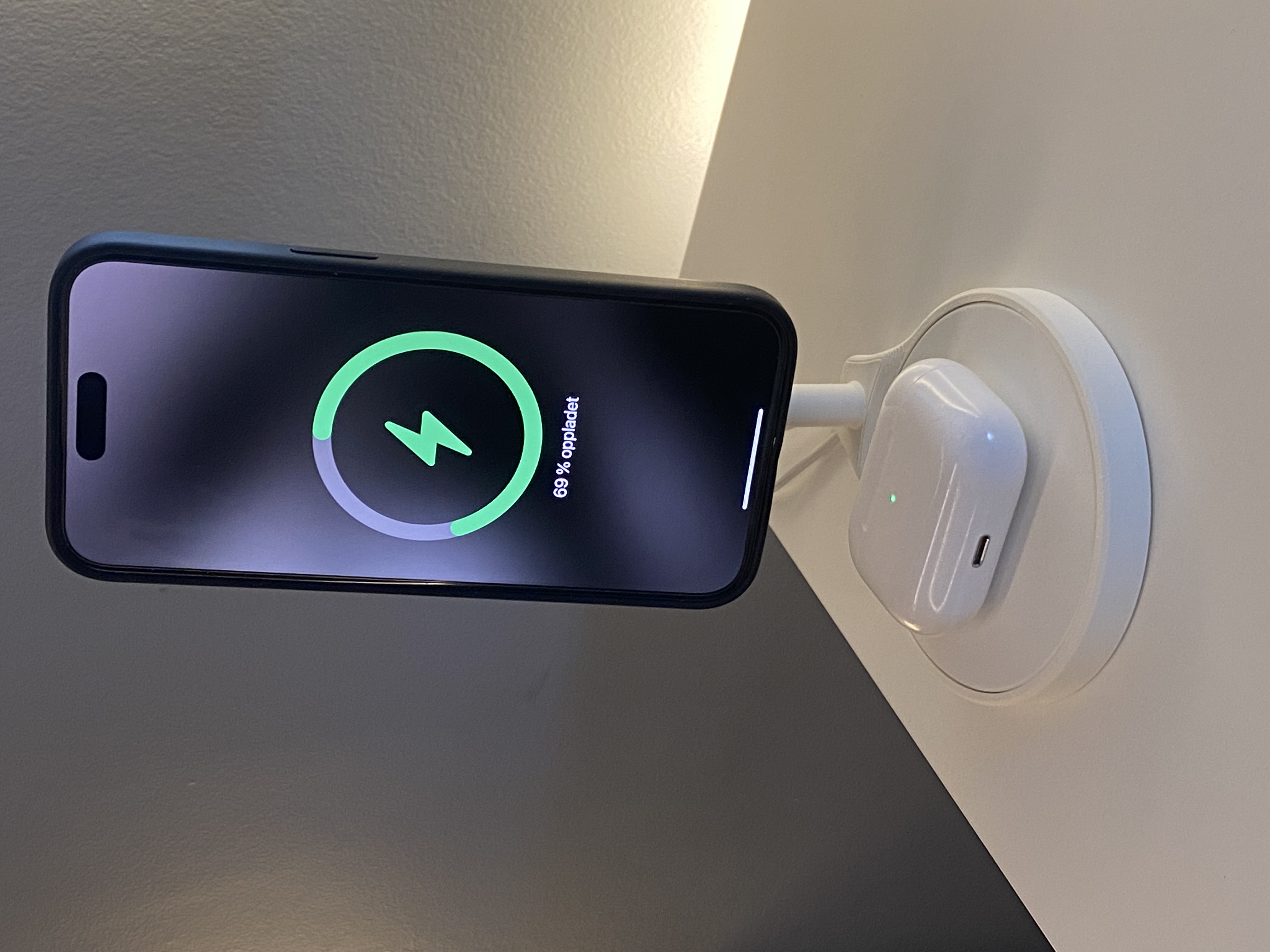iPhone Magsafe and IKEA Livboj wireless charger stand by Kristian ...