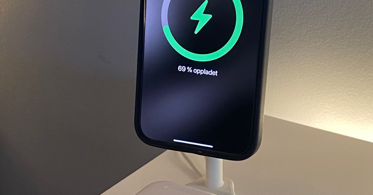 iPhone Magsafe and IKEA Livboj wireless charger stand by Kristian ...