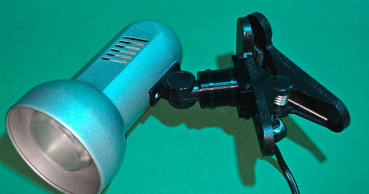 Spotlight repair / Klemmleuchte Reparatur by RPK | Download free STL ...