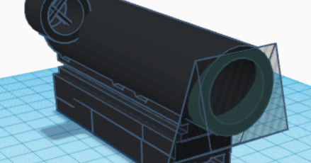 Nerf optic sight (Right Handed) by S&L's 3D makes | Download free STL ...