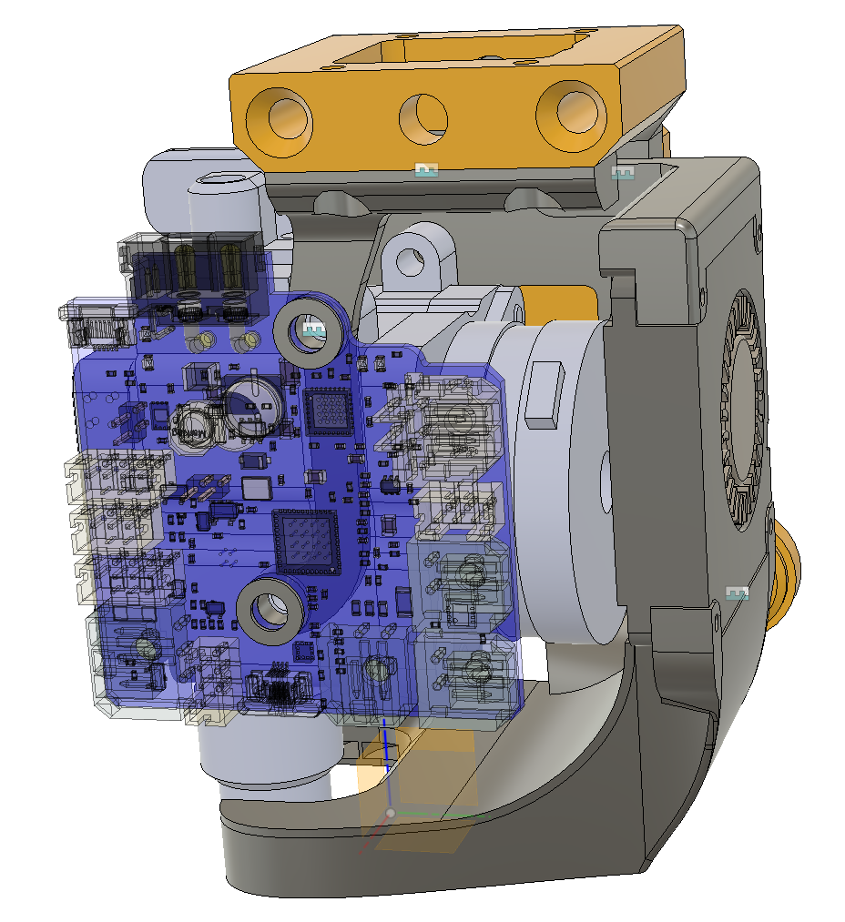E3D Revo Roto ToolChanger Blower Fan Duct and Mount by ramble392 ...