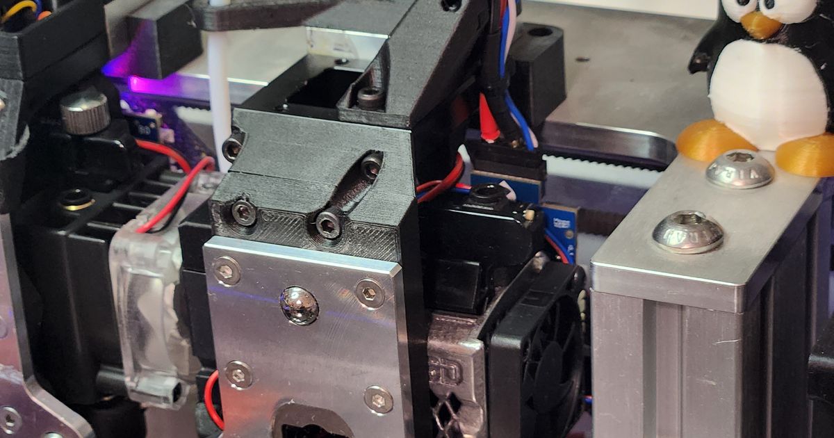 E3D Revo Roto ToolChanger Blower Fan Duct and Mount by ramble392 ...