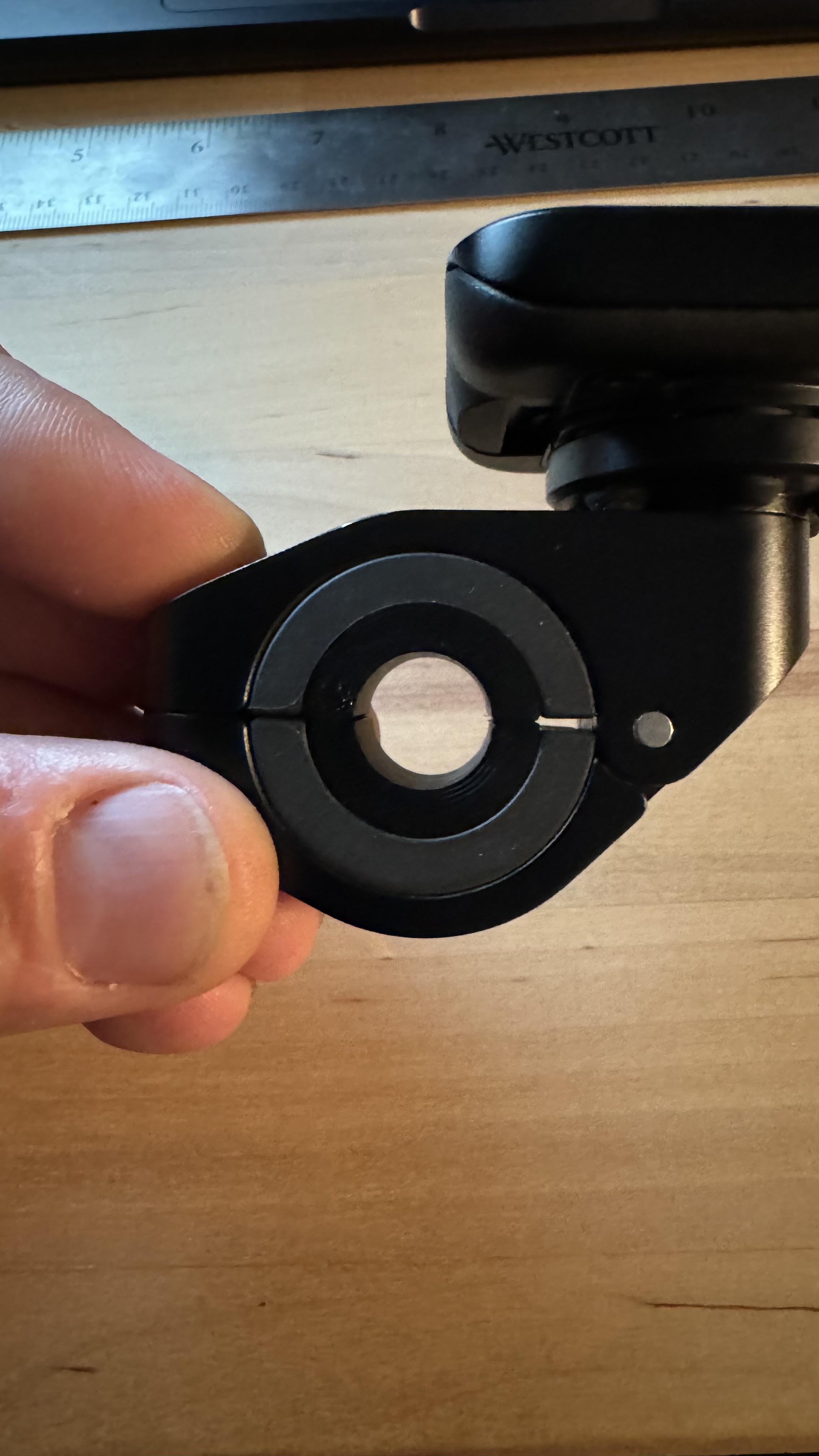 Spacer for Peak Design motorcycle phone mount for Yamaha Tenere 700 by ...