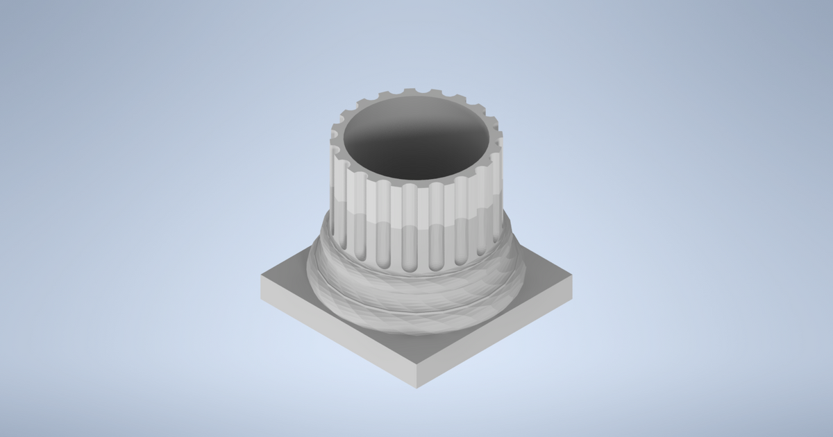 Corinthian Base: E-cig Stand by giovvnnii | Download free STL model ...