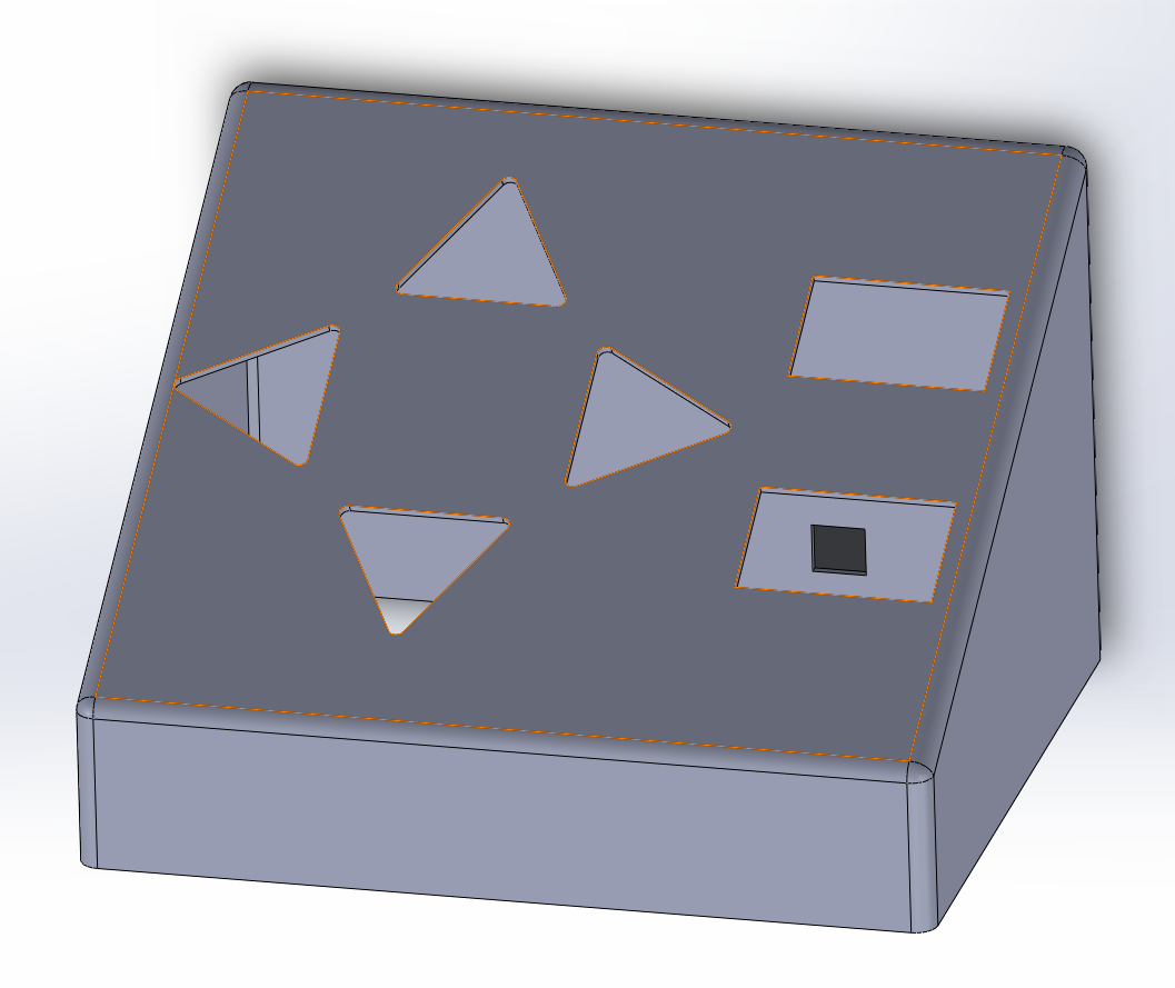 Triangle 6 Button Box by bluemoonmystic | Download free STL model ...