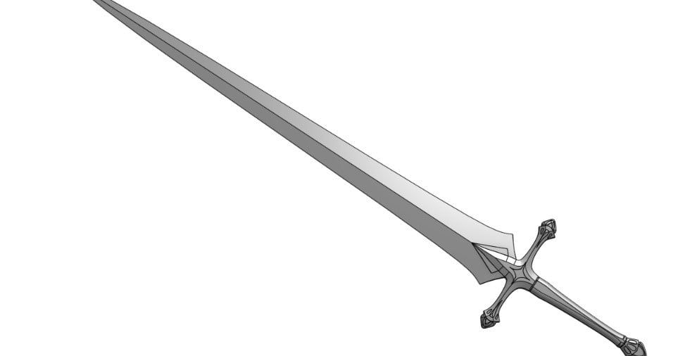 Silverine Sword Ragna Crimson par ReProps | Téléchargez gratuitement un ...