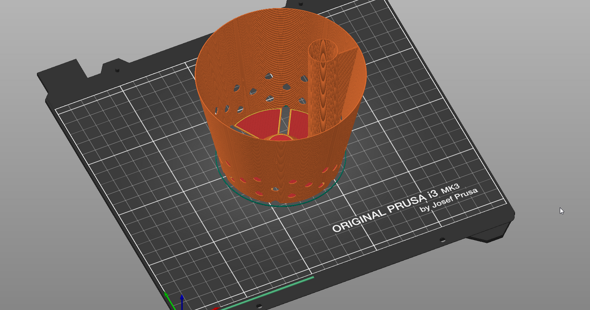 Modified parametric hydroponic insert with teardrops by Inobrevi | Download free STL model ...