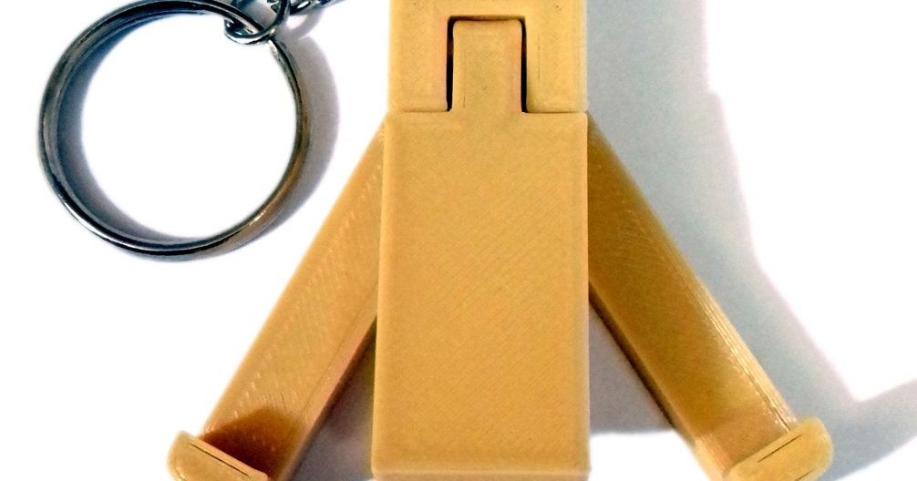 Mobile Stand Keychain by Naveen G | Download free STL model ...