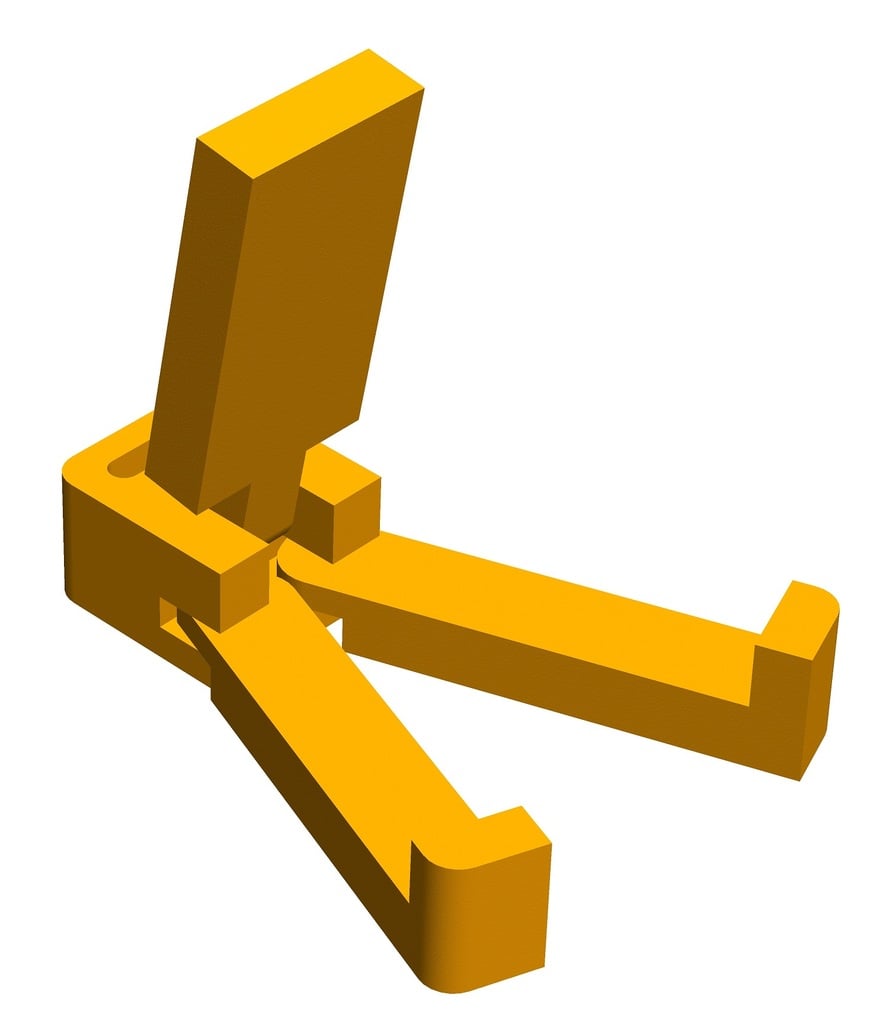 Mobile Stand Keychain by Naveen G | Download free STL model ...