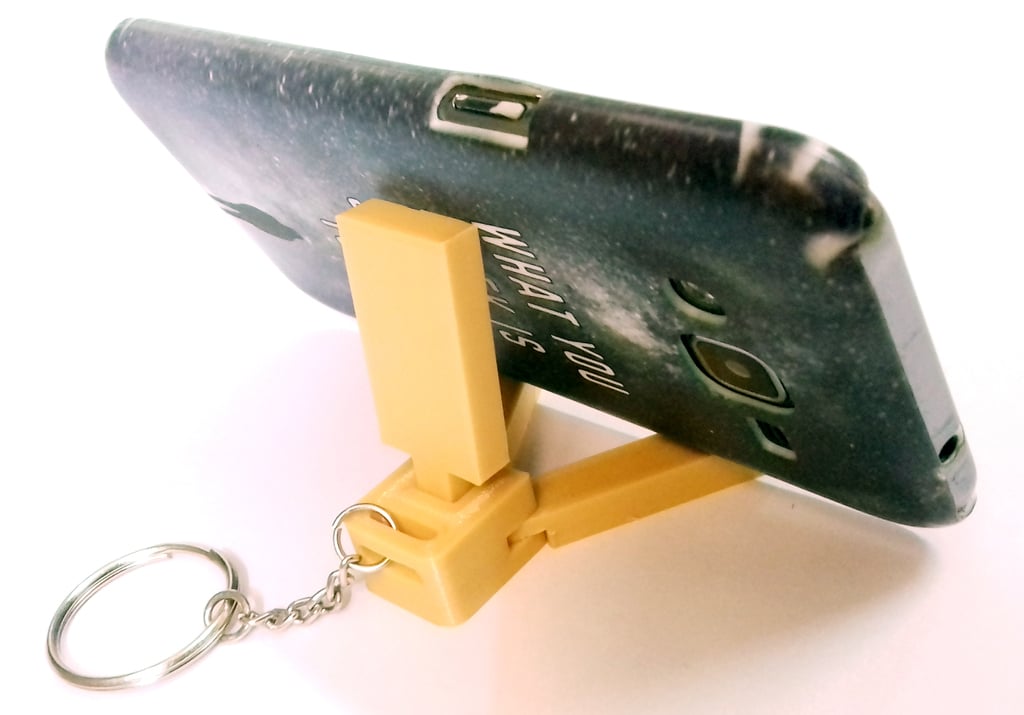 Mobile Stand Keychain by Naveen G | Download free STL model ...