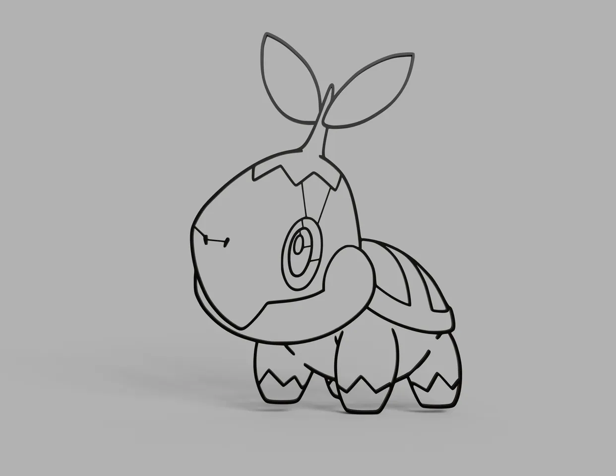turtwig coloring pages