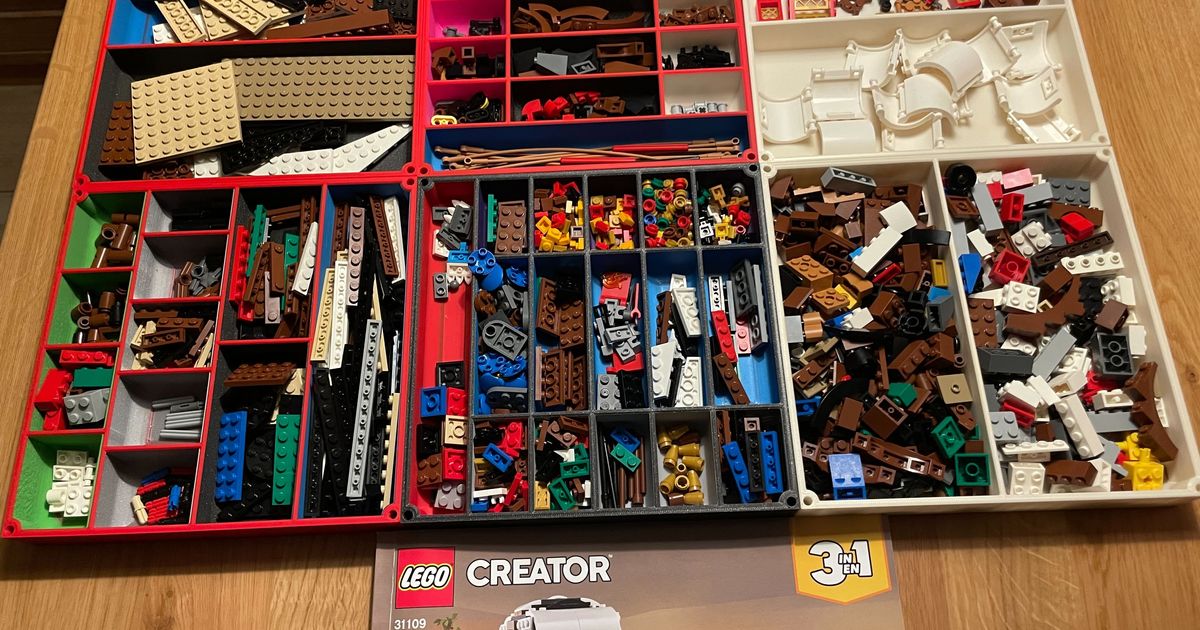 Lego Insert for Prusa boxes by FoldCall | Download free STL model ...