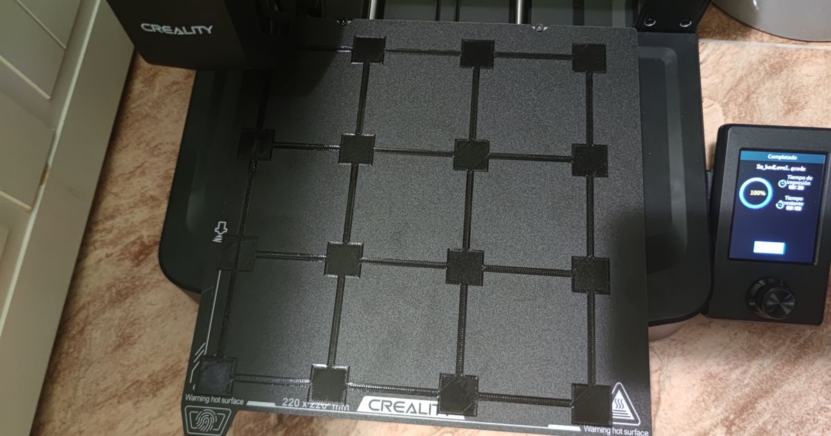 Official Ender 3 V3 SE Bed level test by Odei Alba | Download free STL ...