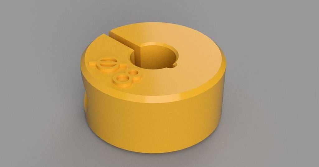 Drill Stopper 8mm diameter M3 Thread by BasementLAB | Download free STL ...