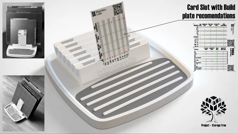 Storage Tree - Leaf for Batteries by Jorge | Download free STL model ...