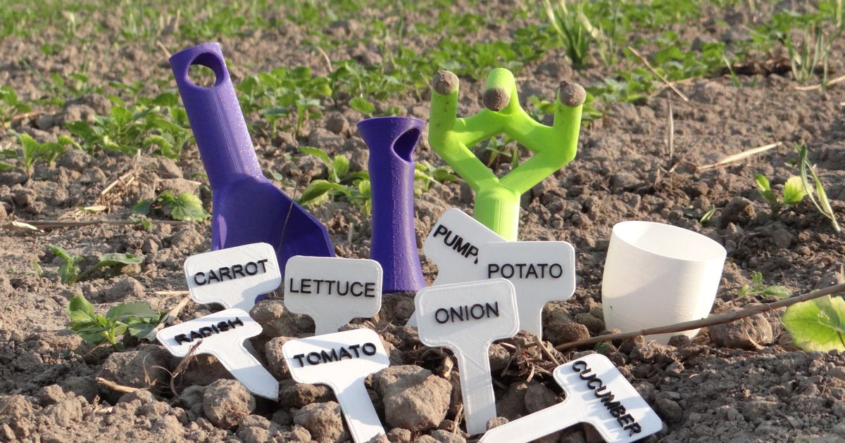 Simple Garden Tools by Nikodem Bartnik | Download free STL model | Printables.com